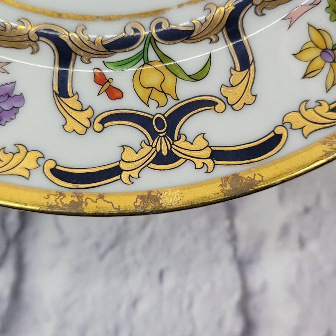 Vintage Christian Dior Renaissance Fine China Coffee Cup and Saucer ...