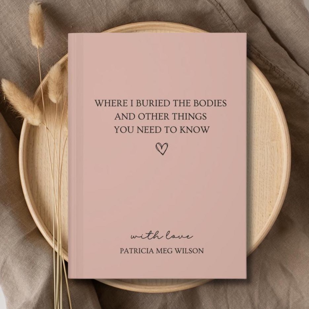 Personalized End of Life Planner, Funny Last Wishes Journal, When I Die ...