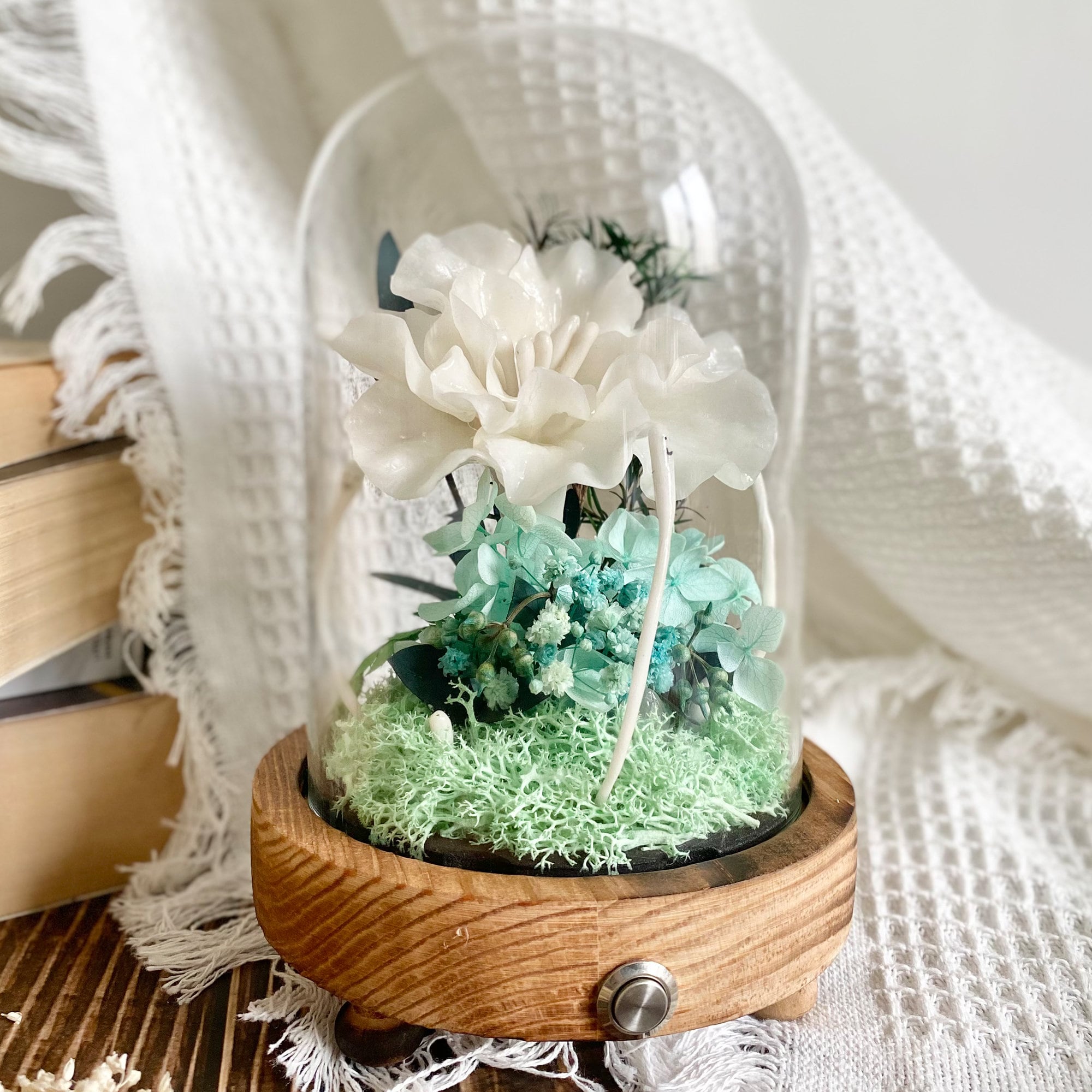 Enchanting Poppy Flower Night Light Handmade Flower Lights Birth Month ...