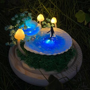 Whimsical Night Light Jumping Whale & Mushroom Night Light Shell ...