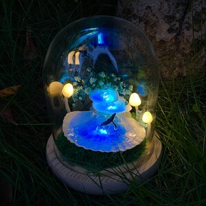 Whimsical Night Light Jumping Whale & Mushroom Night Light Shell ...