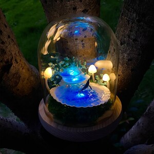 Whimsical Night Light Jumping Whale & Mushroom Night Light Shell ...