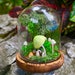 Cute Elf Under the Mushroom Lamp Handmade Tree Magic Forest Night Light ...
