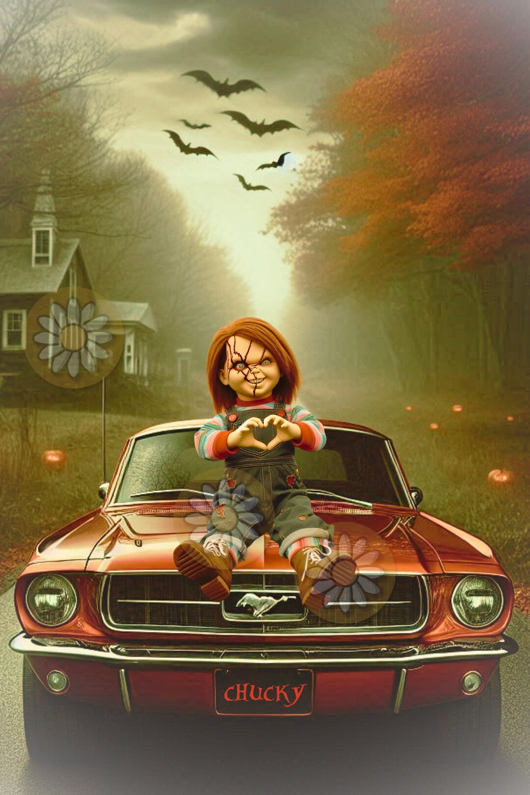 Chucky Has a Heart Chucky Heart Hands Png, Tshirt Design, Horror Movie ...