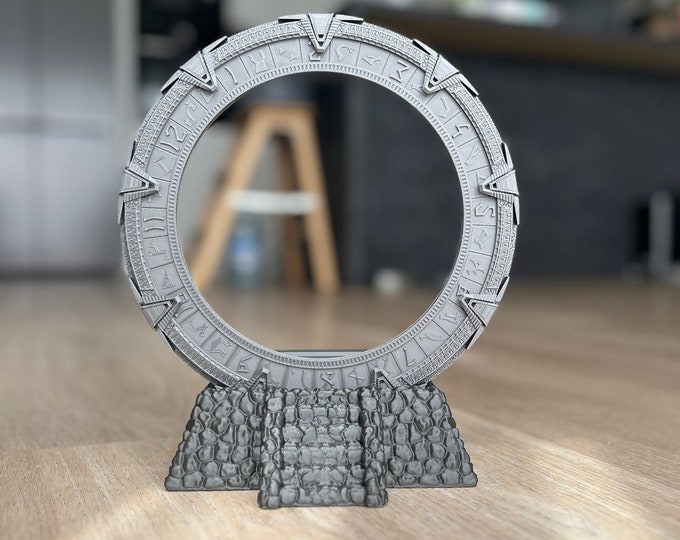 Stargate Movie Inspired Sci-fi Replica Working Clock Desk Stand Fan Art ...