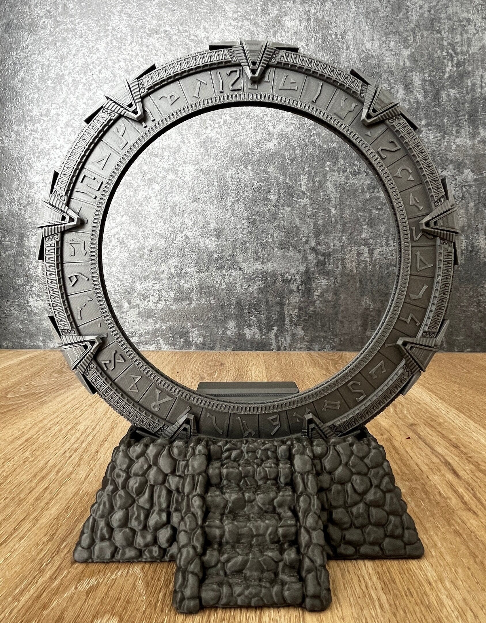 Stargate Movie Inspired Sci-fi Replica Working Clock Desk Stand Fan Art ...
