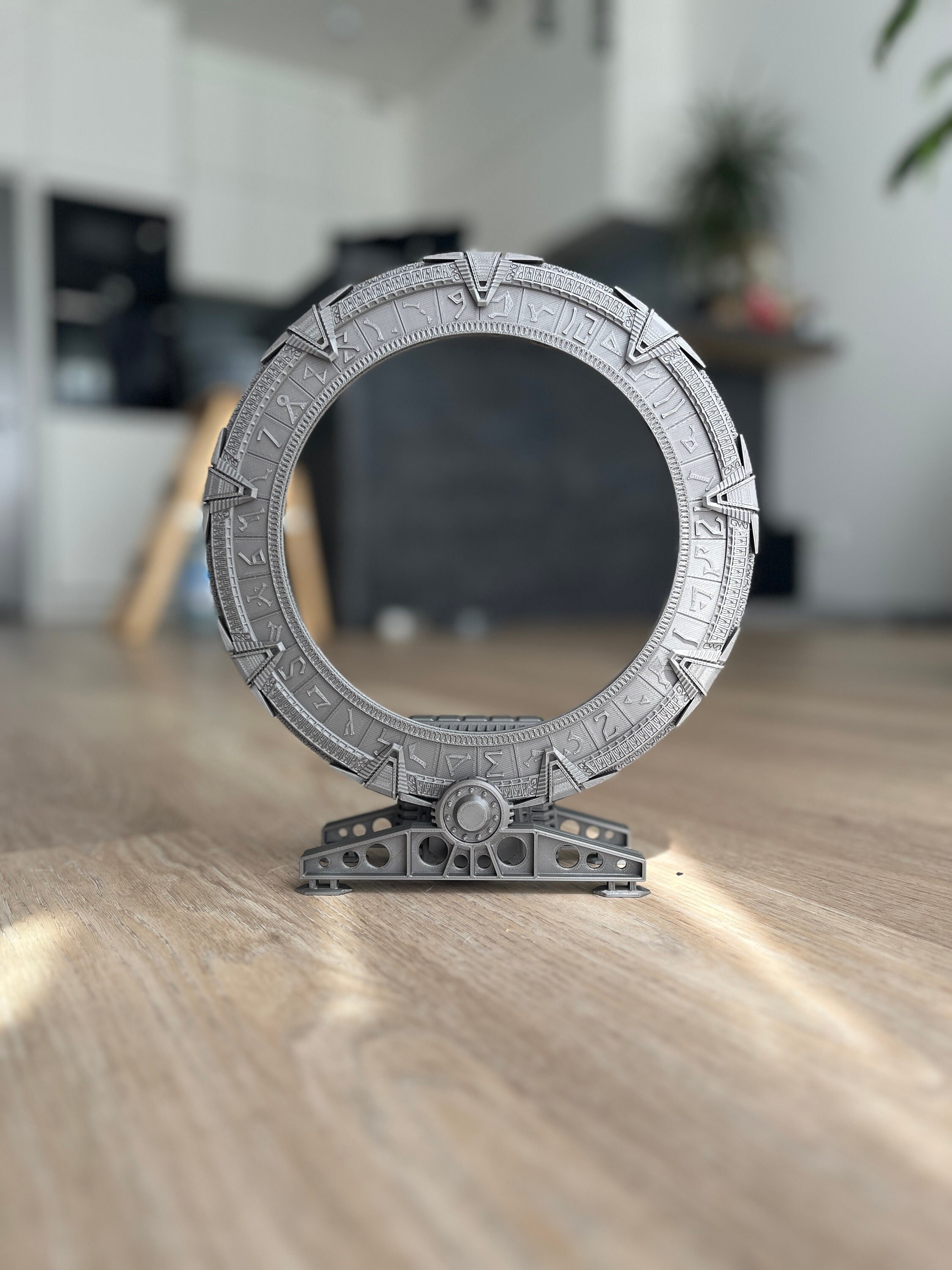Stargate Movie Inspired Sci-fi Replica Working Clock Desk Stand Fan Art ...