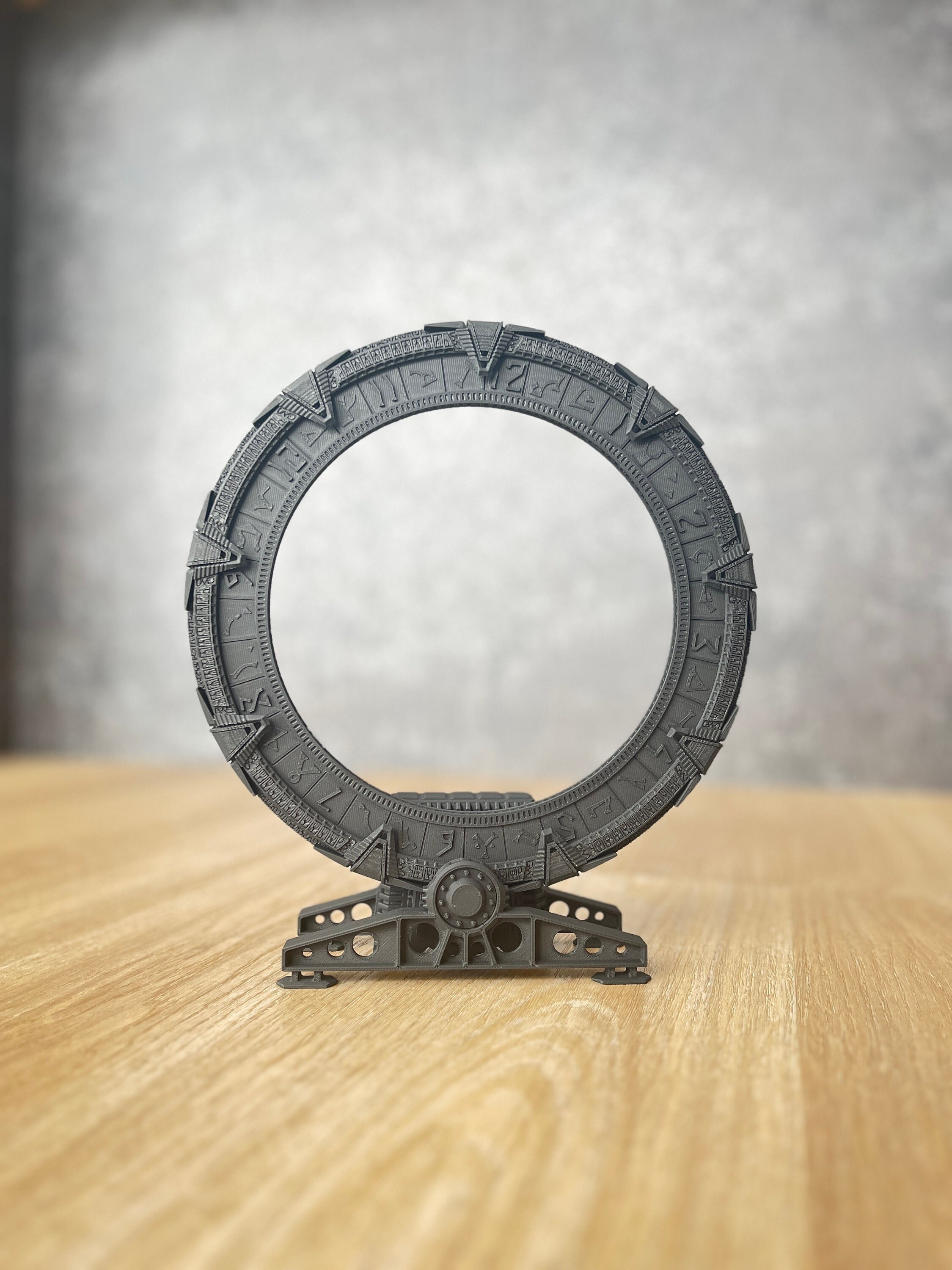 Stargate Movie Inspired Sci-fi Replica Working Clock Desk Stand Fan Art ...