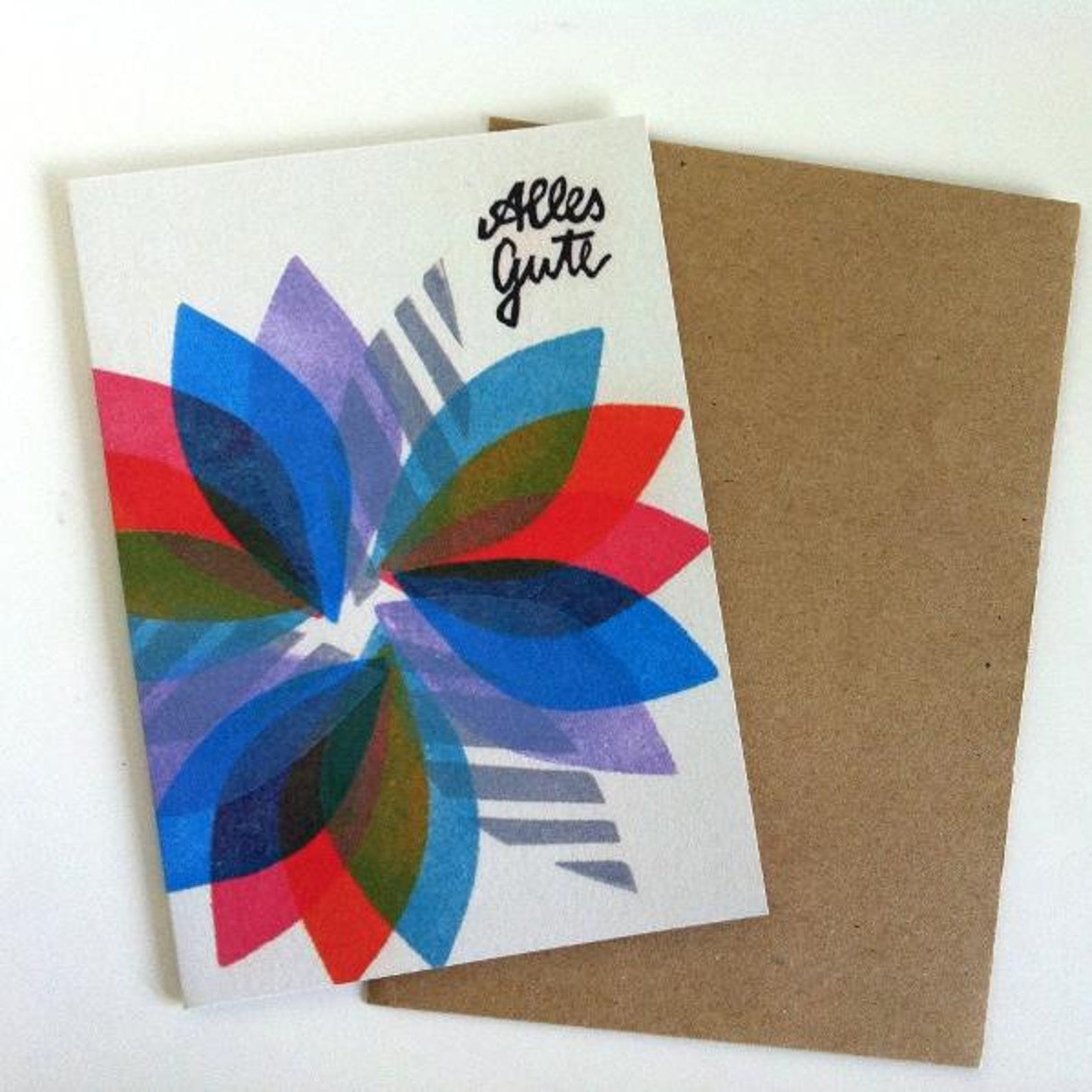 Alles Gute / Greeting Card - Etsy