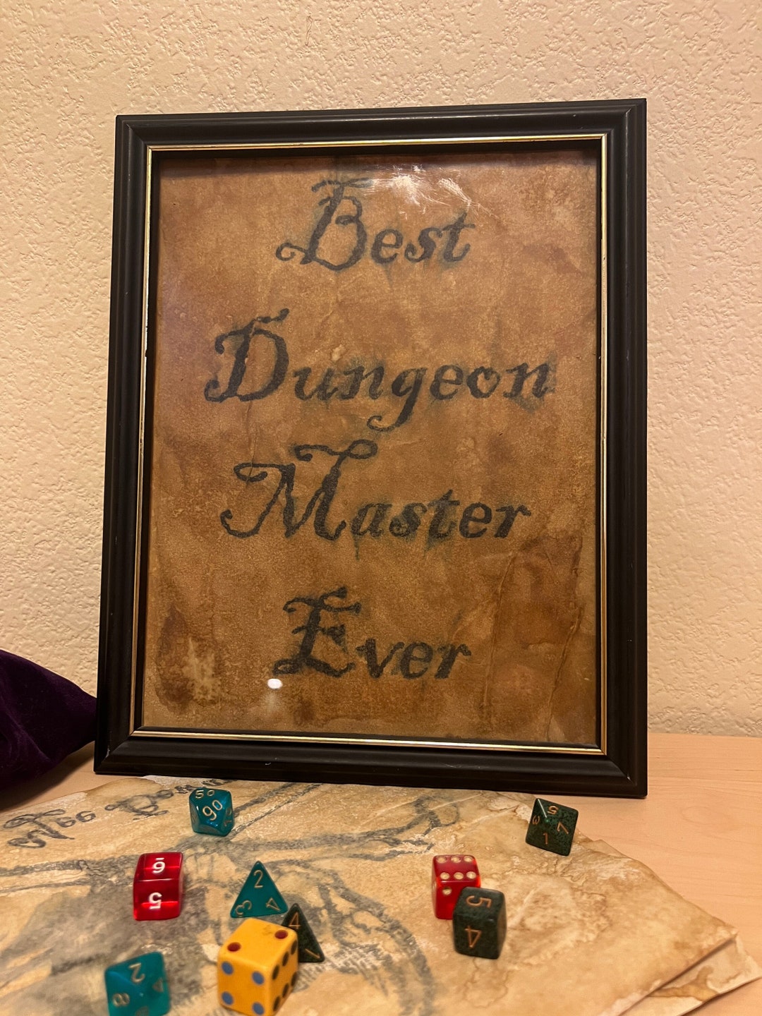 Best Dungeon Master Ever Wall Art Dungeons and Dragons Dnd Dungeon ...