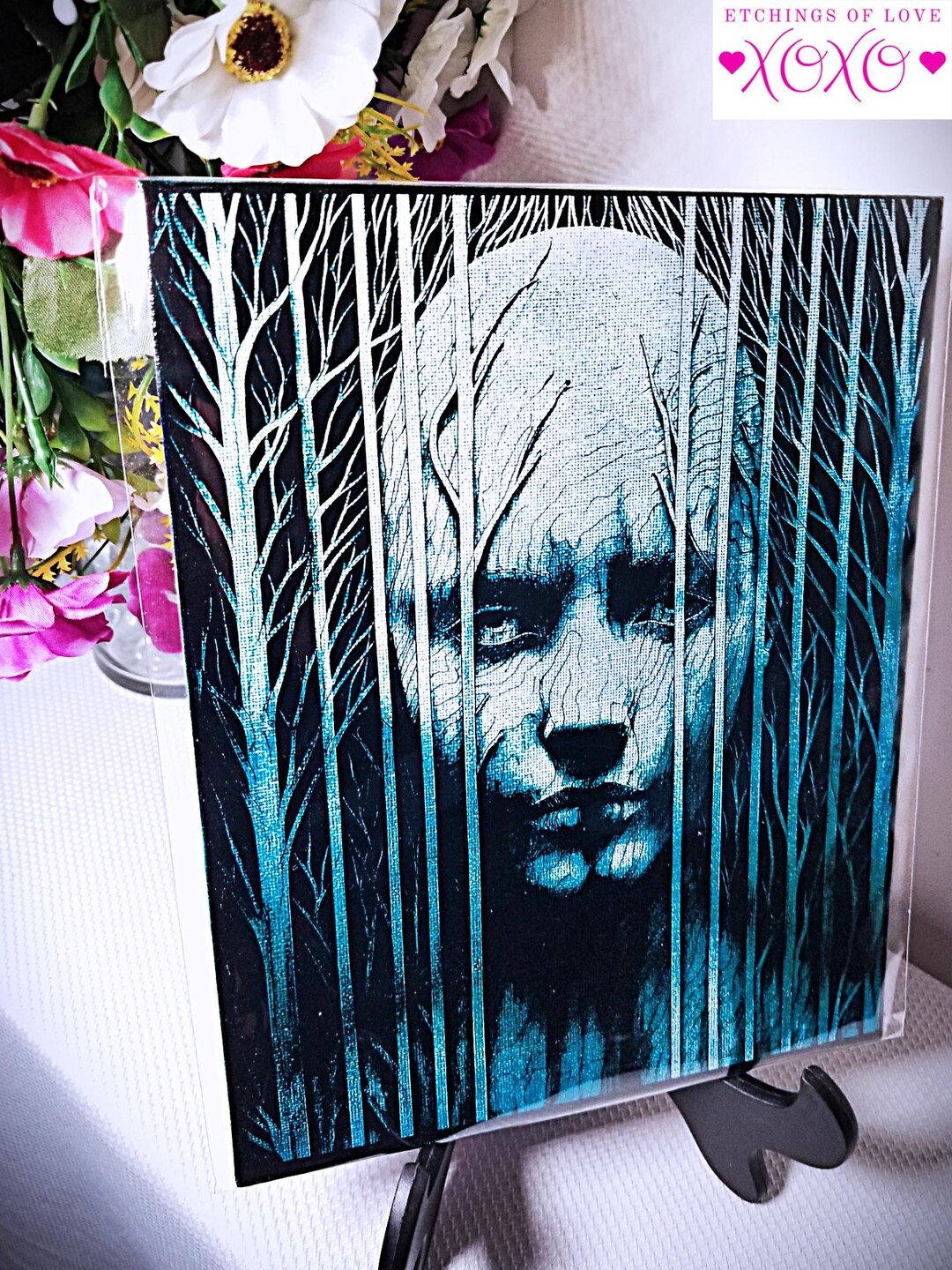 Creature Laser Engraved Canvas Panel 8x10 | Custom Wall Art | Canvas ...