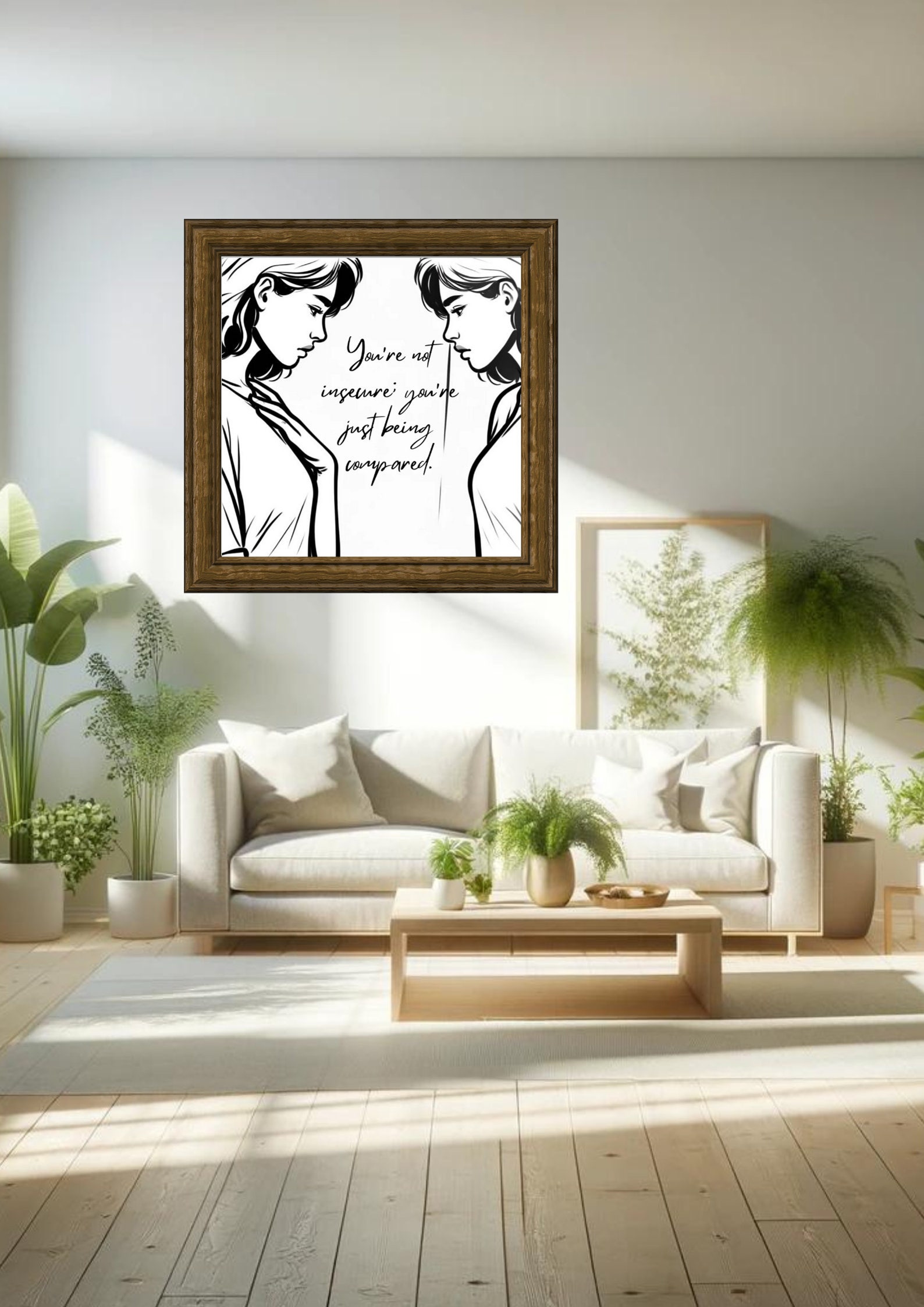 You Are Not Insecure Wall Art | Digital Art | Printable Wall Art Prints ...
