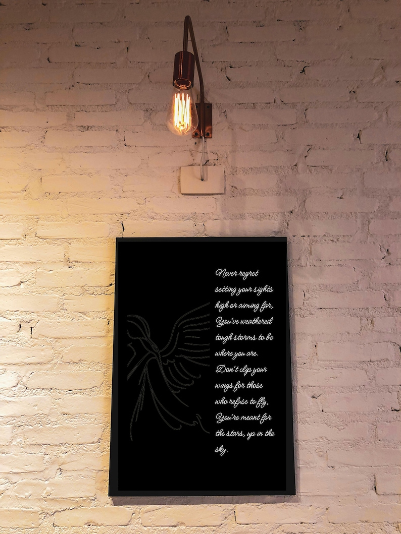 Self Love Poem Wall Art - Minimalist Poetic Canvas Print, Healing ...