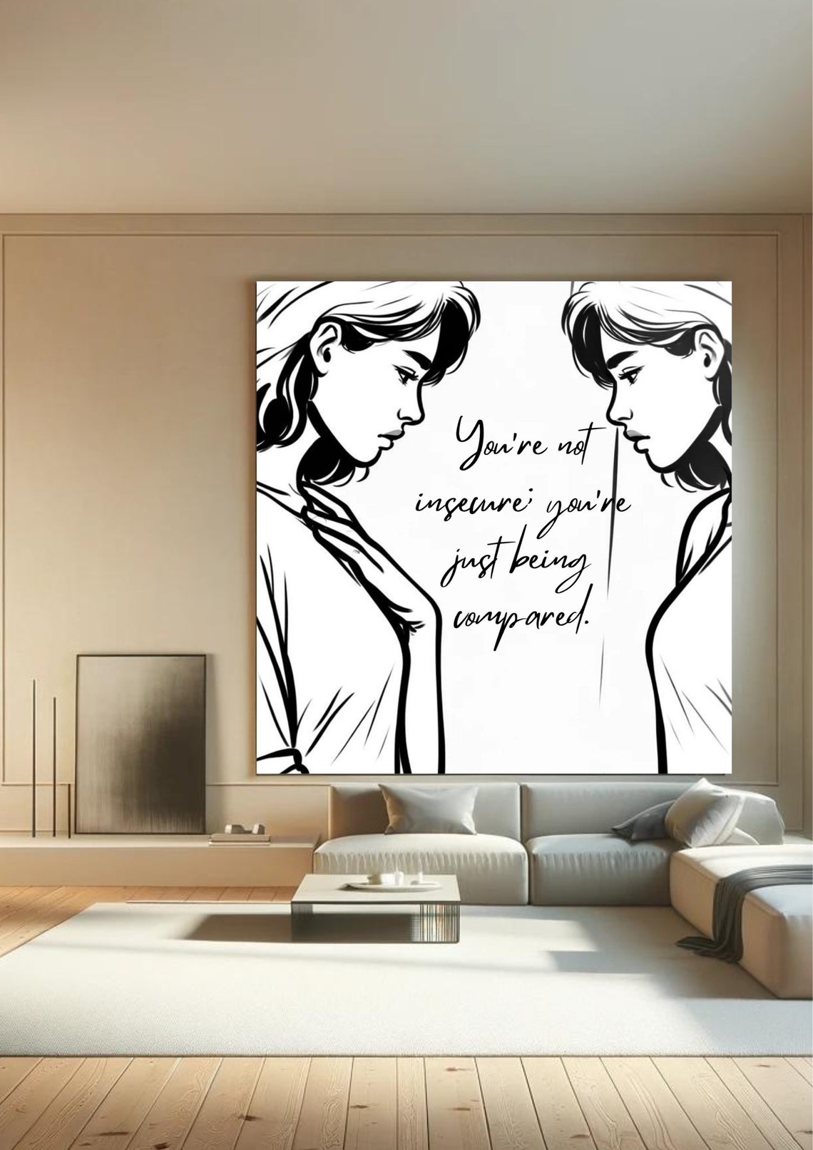 You Are Not Insecure Wall Art | Digital Art | Printable Wall Art Prints ...