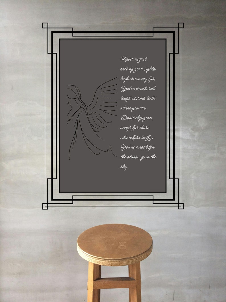Self Love Poem Wall Art - Minimalist Poetic Canvas Print, Healing ...