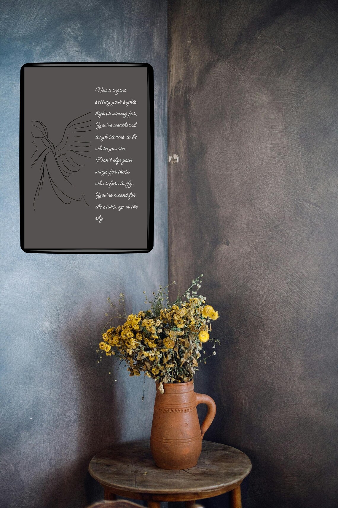 Self Love Poem Wall Art - Minimalist Poetic Canvas Print, Healing ...