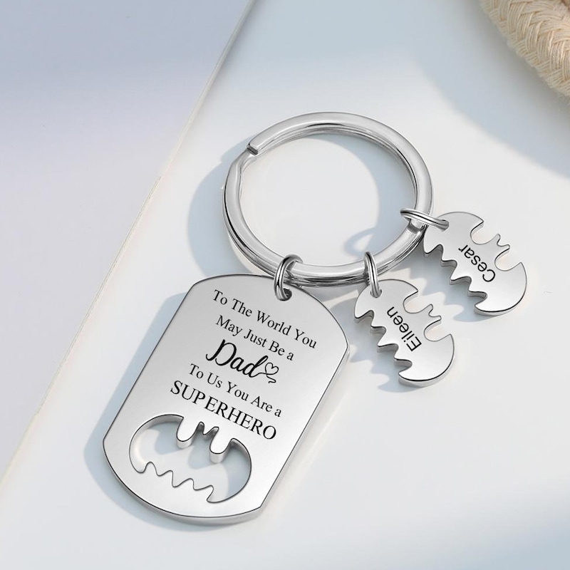 Custom Super Hero Key Chain - Etsy