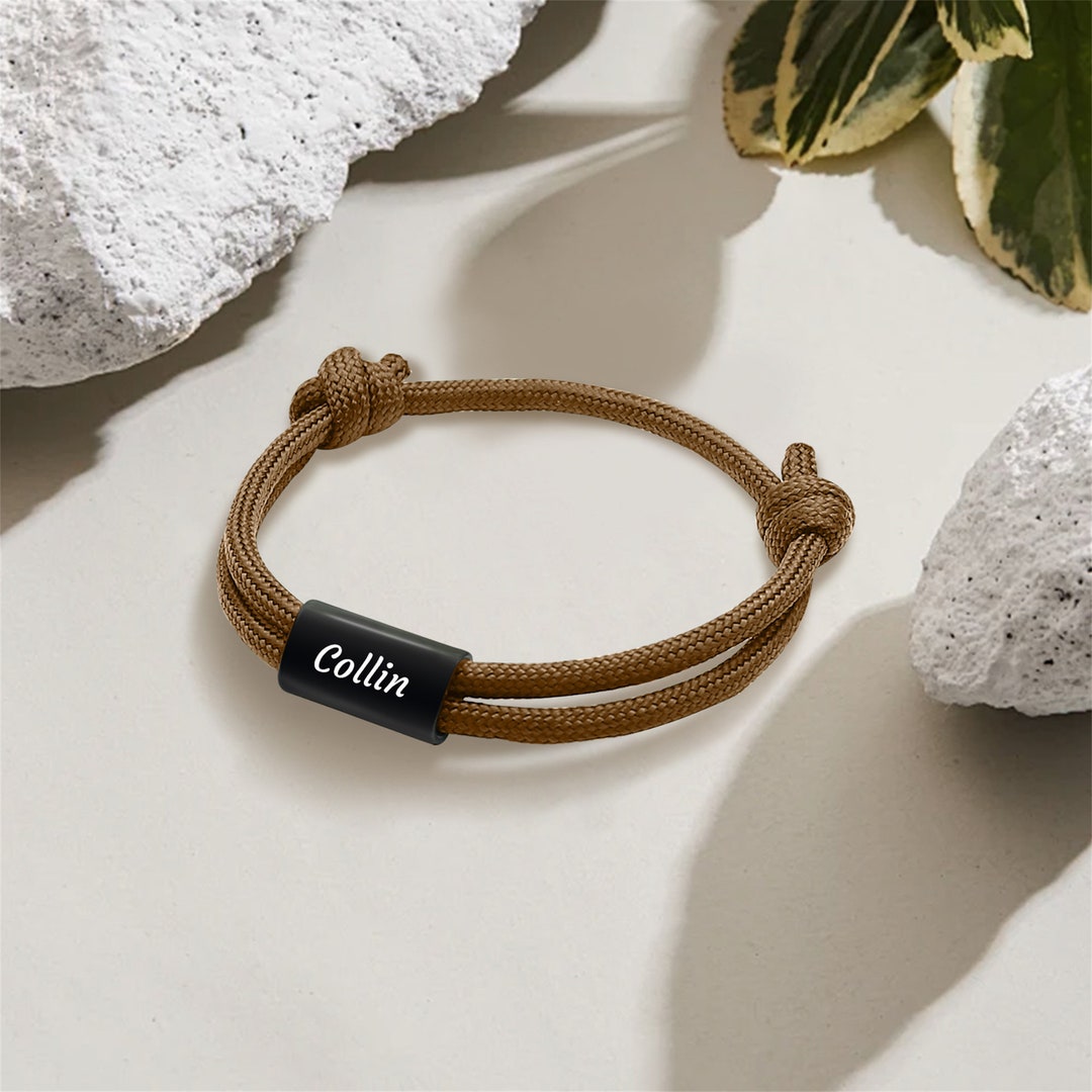 Waterproof Bracelet Custom Men's Engraved Bracelet,custom Bracelet for ...
