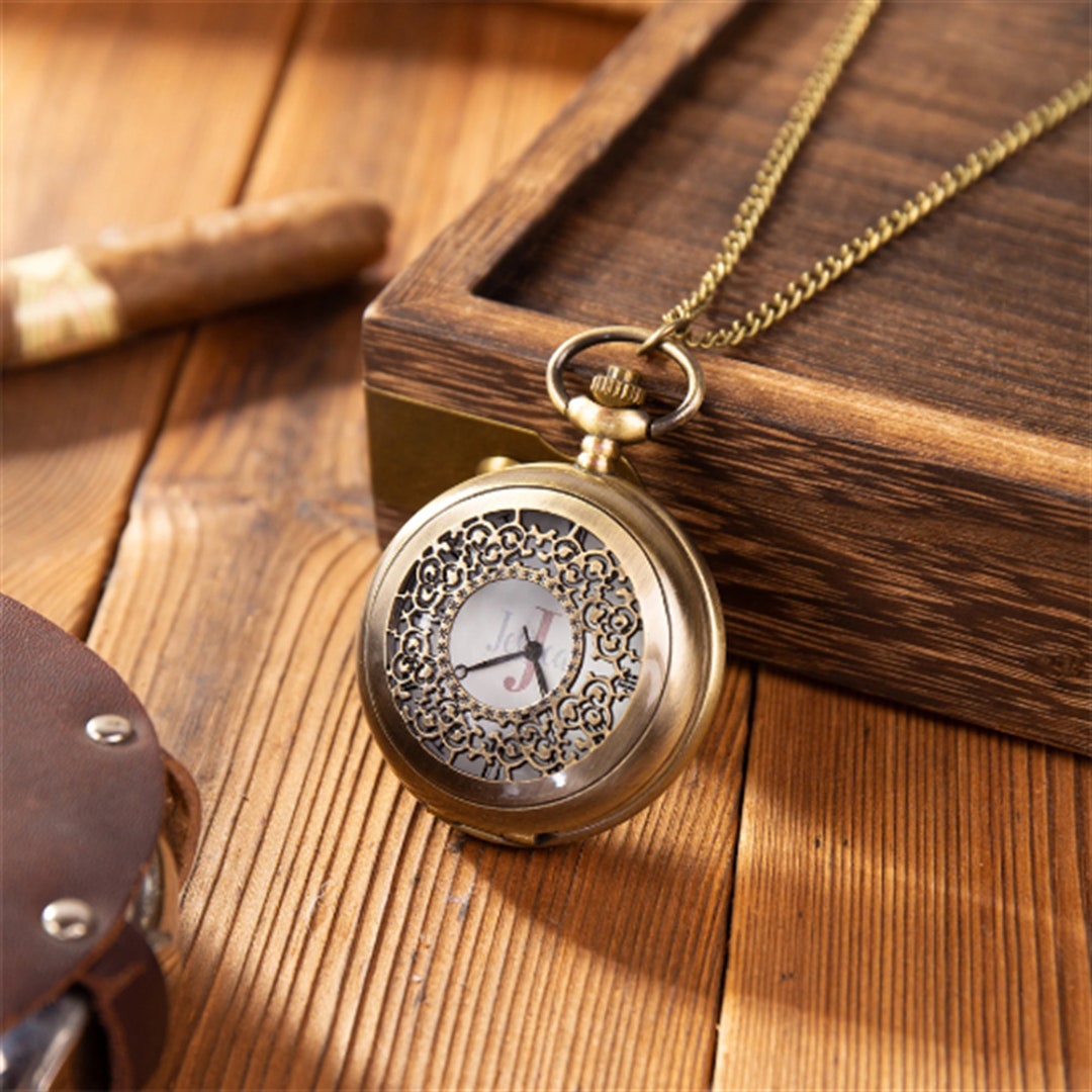 Engraved Name Pocket Watch Gift Memory Watch ,customizable With Name ...