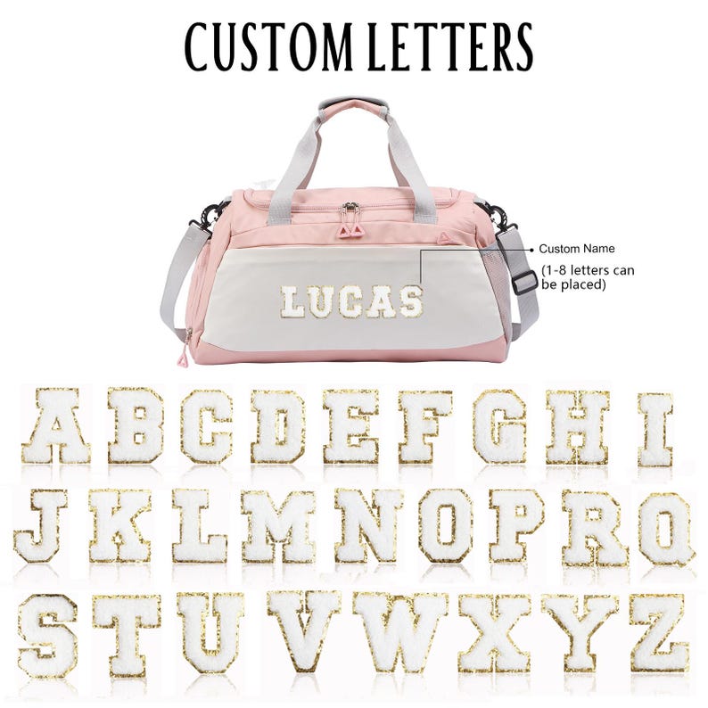 Personalized Name Duffel Large Bag,embroidered Travel Bag,monogrammed ...