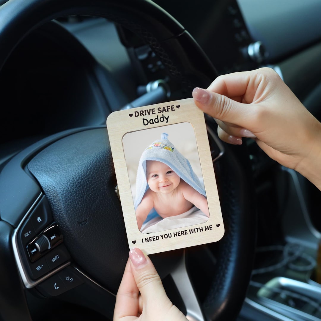 Personalized Photo Car Visor Clip,memorial Picture Frame,baby Photo ...