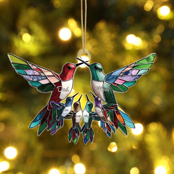 Hummingbird Christmas Tree Ornaments - Etsy