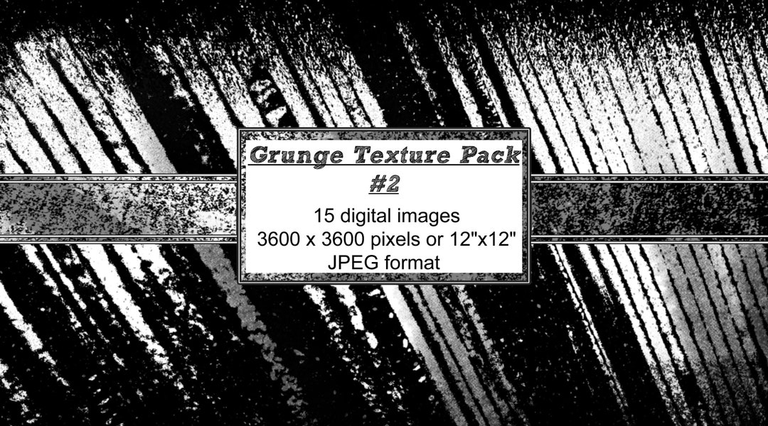 Grayscale Grunge Texture Pack 2 - Etsy