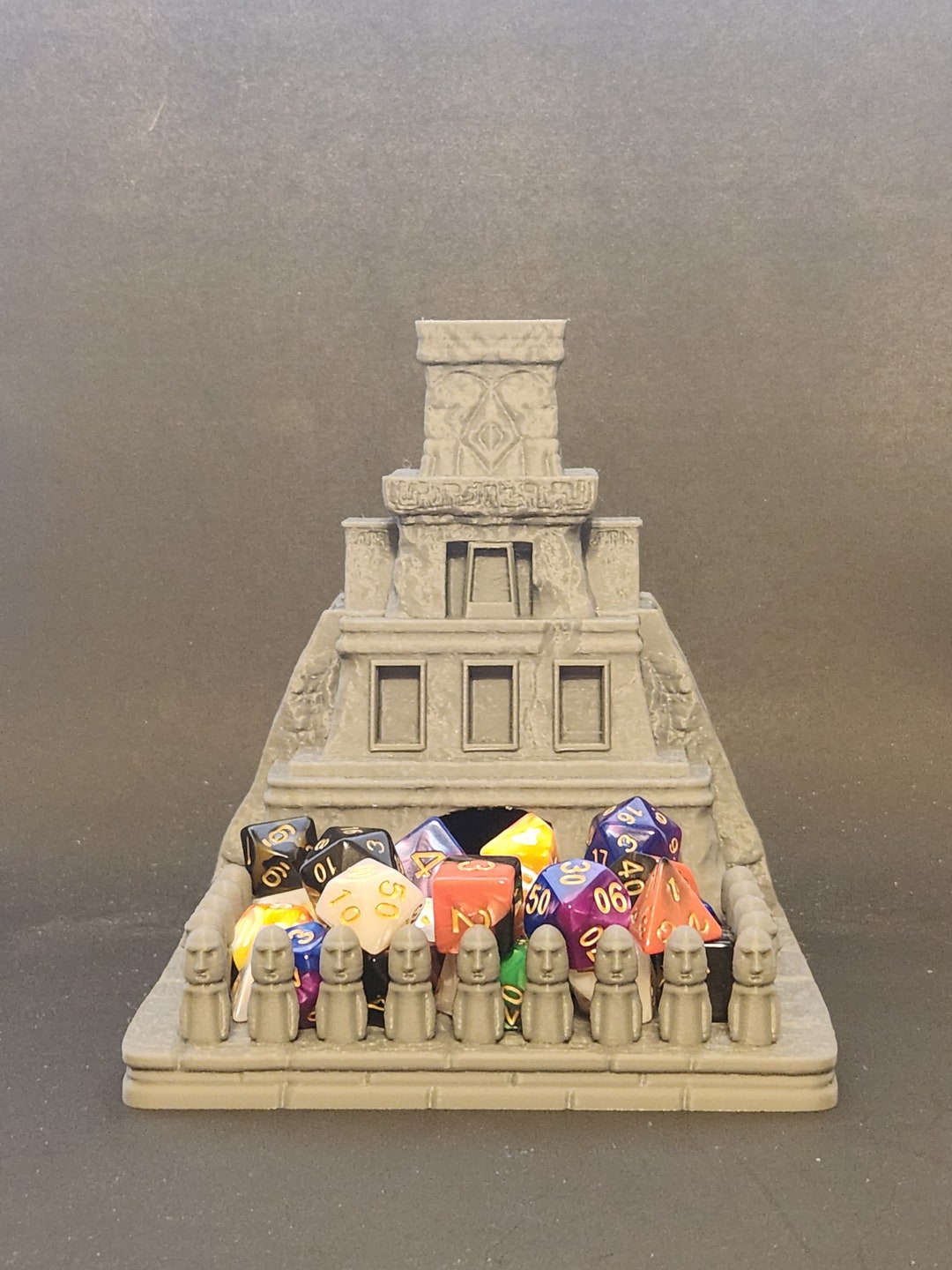 Aztec Temple 3d Printed Dice Tower - Etsy