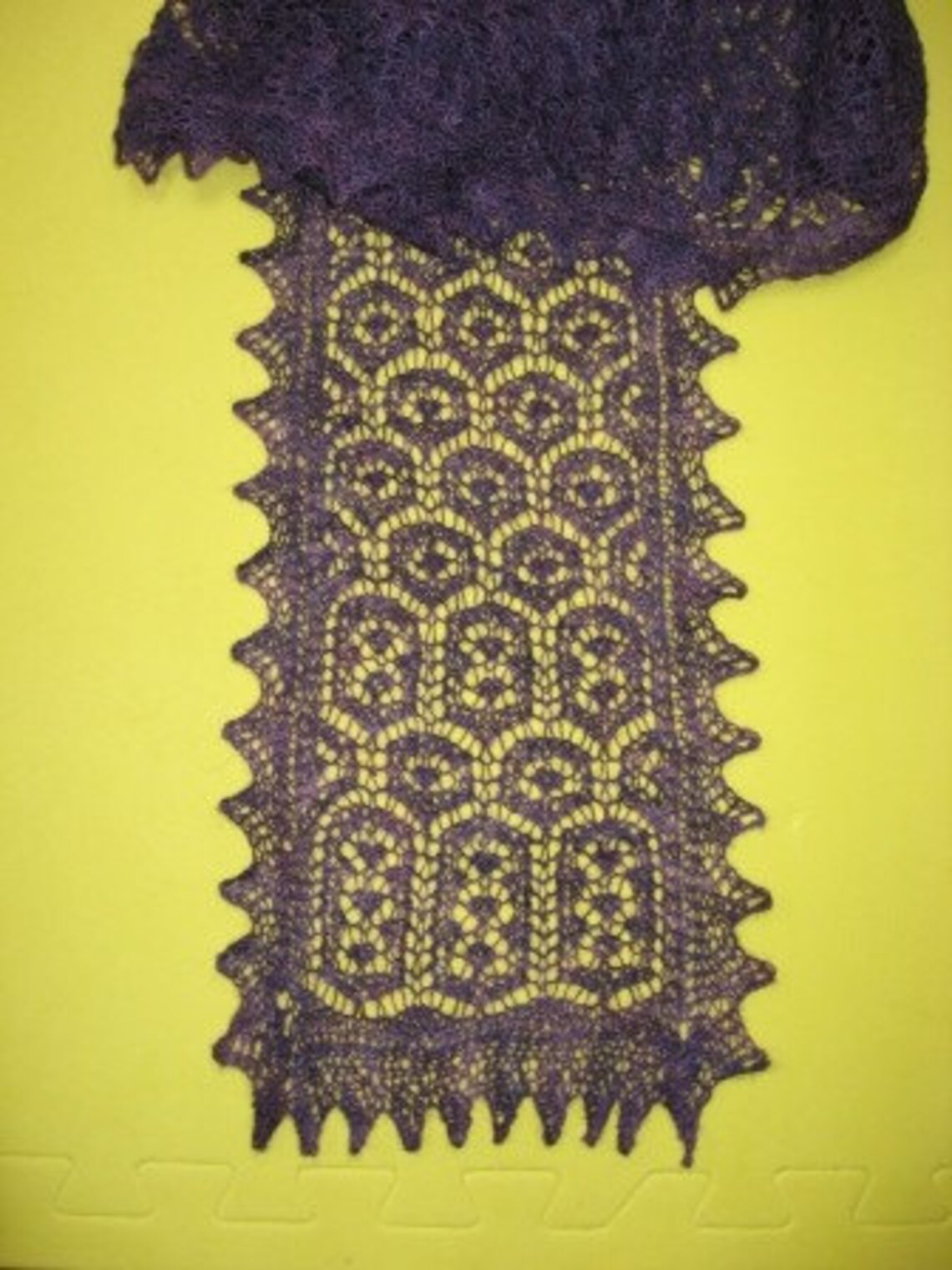 Many Shields Shetland Lace Scarf Pattern PDF File - Etsy