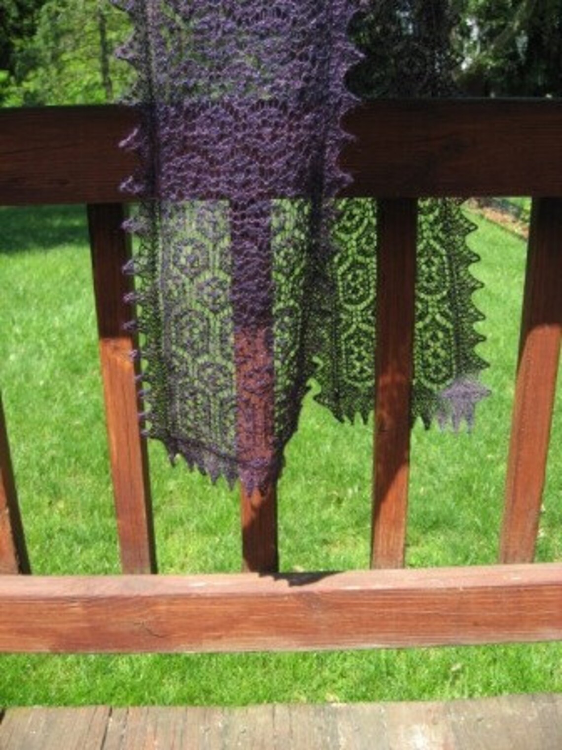 Many Shields Shetland Lace Scarf Pattern PDF File - Etsy