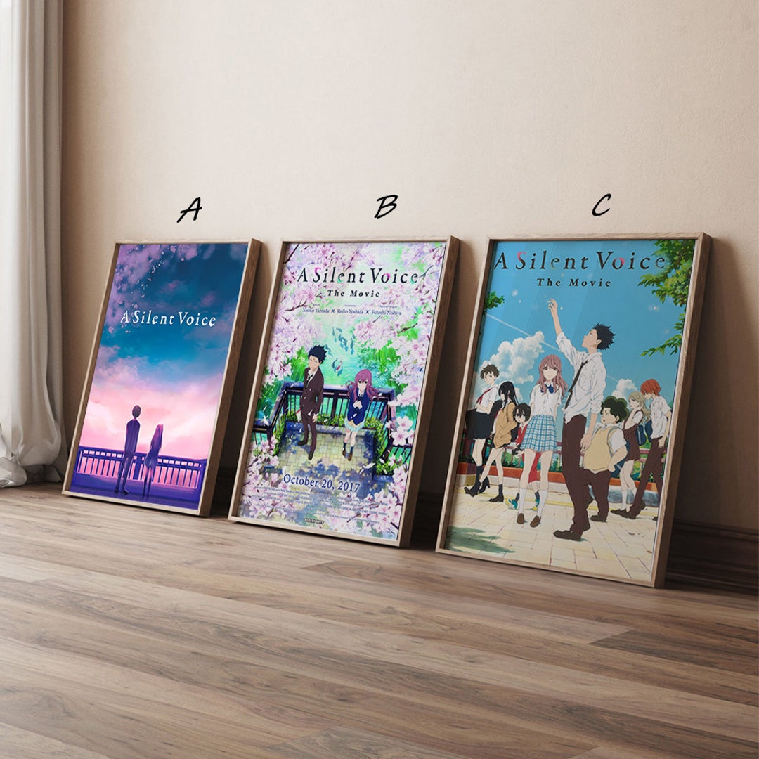 A Silent Voice the Movie Movie Poster, High Quality Canvas Print Art ...