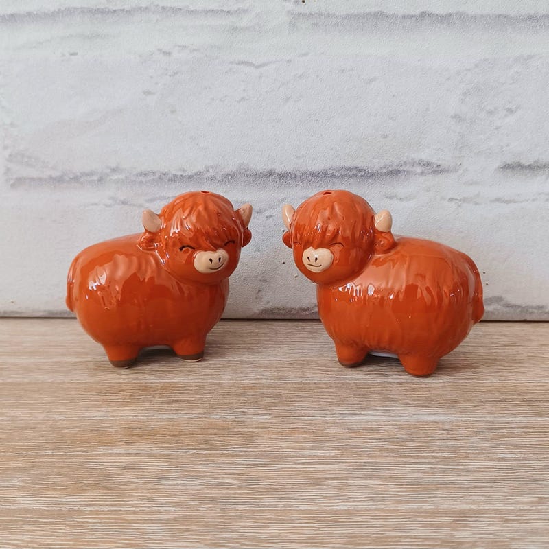 Cow Salt Shaker - Etsy