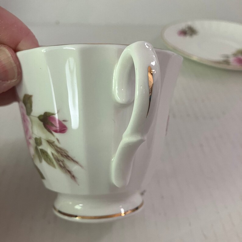Mayfair Staffordshire Fine Bone China Porcelain Teacup and Saucer W ...