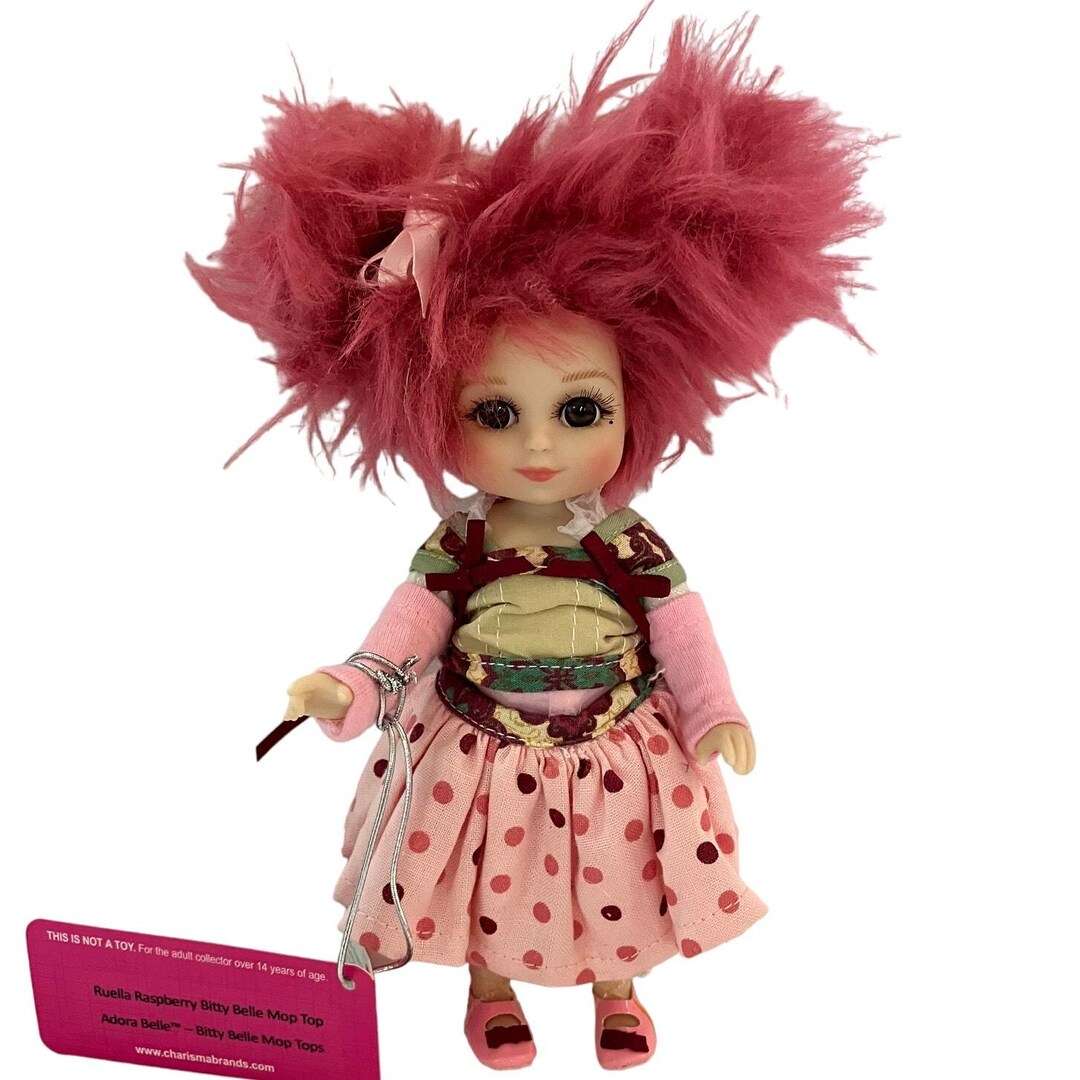 Marie Osmond’s Ruella Raspberry, Bitty Belle, Mop Top Doll, 2011 - Etsy