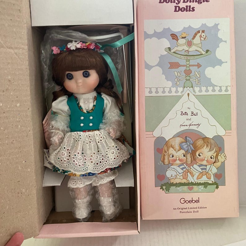 Tulip Brumbles, Dolly Dingle Porcelain Doll, Goebel, Bette Ball and ...