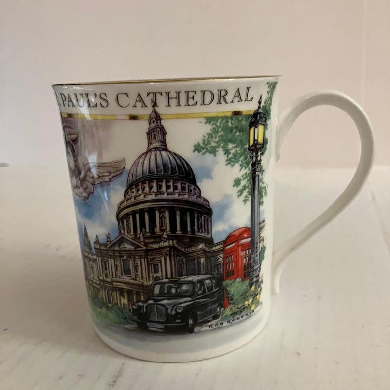 Set of 2 Hudson Middleton Porcelain Mugs “the London Collection” by Rob ...