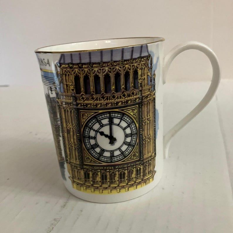 Set of 2 Hudson Middleton Porcelain Mugs “the London Collection” by Rob ...
