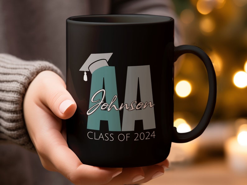 Personalized Graduation Mug, Associate of Arts (AA) Degree, Custom Name ...