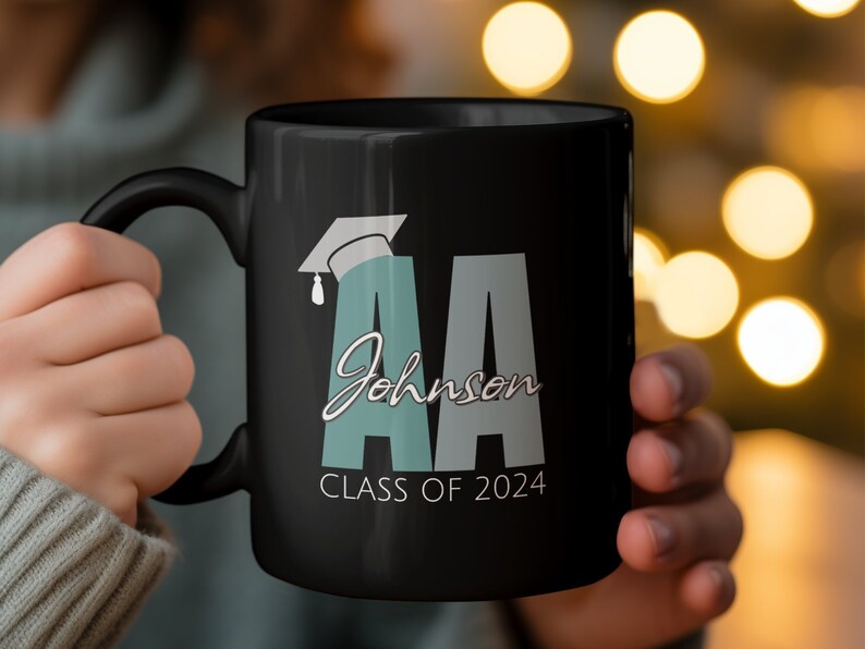 Personalized Graduation Mug, Associate of Arts (AA) Degree, Custom Name ...