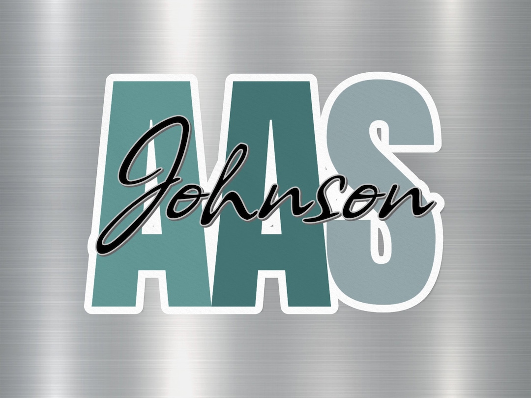 Personalized Graduation Magnet and Stickers Set, Associate of Applied ...