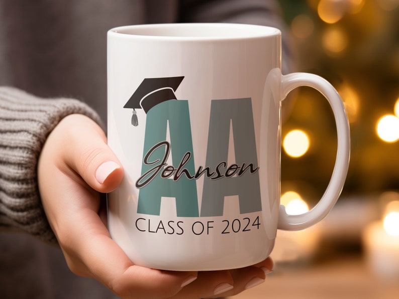 Personalized Graduation Mug, Associate of Arts (AA) Degree, Custom Name ...