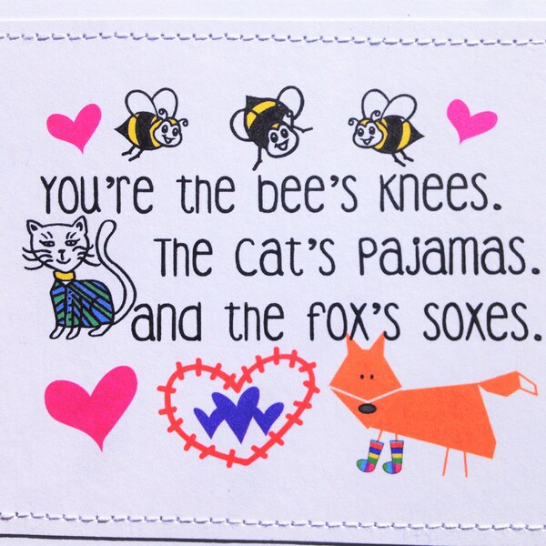 Youre the Bees Knees - Etsy