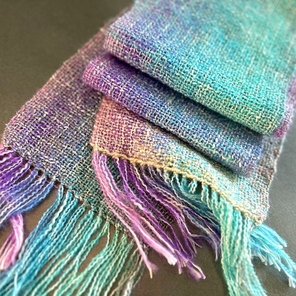 Hand Woven Scarf - Etsy