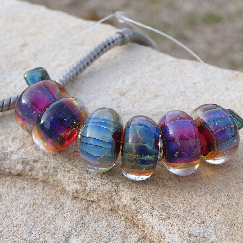 Red Lampwork Bead - Etsy