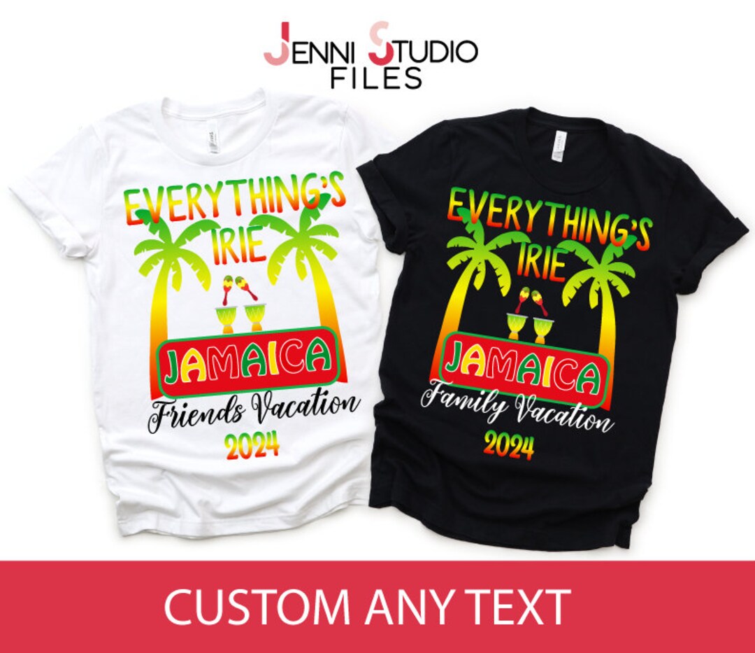 Jamaica Everything Irie 2024 Shirt, Jamaica FRIENDS, Jamaica FAMILY ...