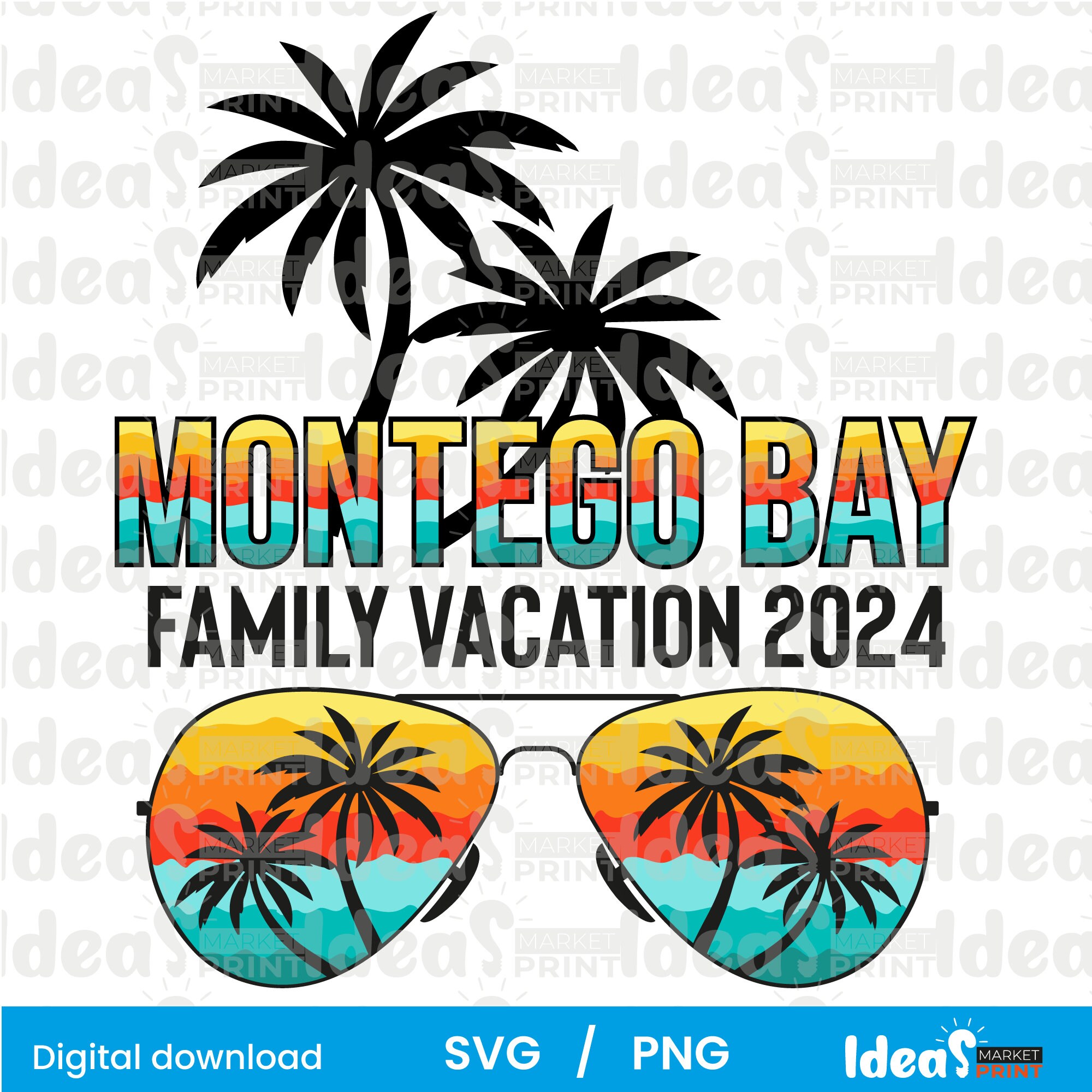 Montego Bay 2024 Family Digital File, Family Vacation Svg, Svg, Family ...