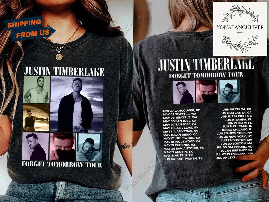 Justin Timberlake Tour 2024 Shirt, Forget Tomorrow World Tour Shirt ...