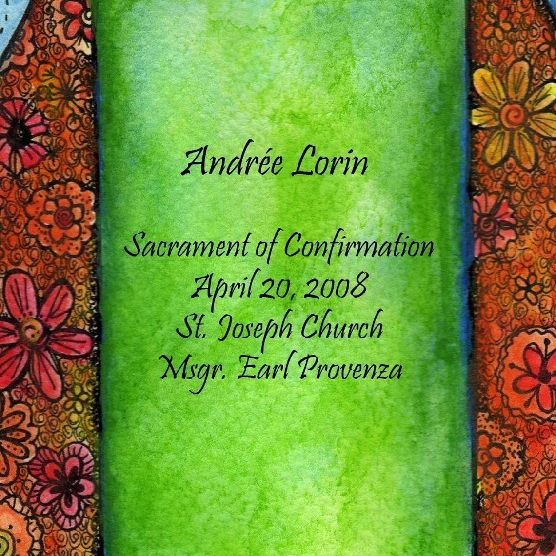 Personalized Confirmation Gift - Gifts of the Spirit - 8x10 Art Print ...