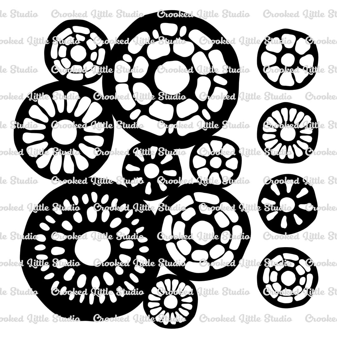 Crooked Little Circles Mask Stencil Set, Gel Printing, Cardstock or ...