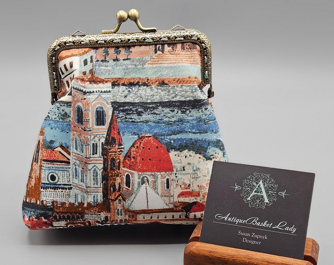 Italian Medium Kiss Lock Snap Coin Purse, Snap Coin Purse, Snap Change ...